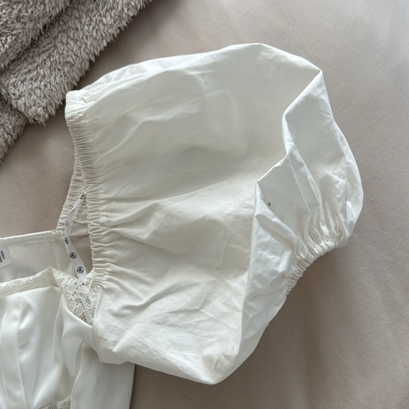 Missguided | Tops | Nwt Missguided White Corset Lace Top And Skirt Set ...